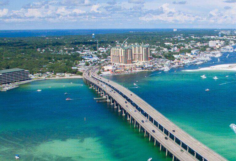 Map Of Destin Beachfront Condos Seascape Beach Resort In Destin,